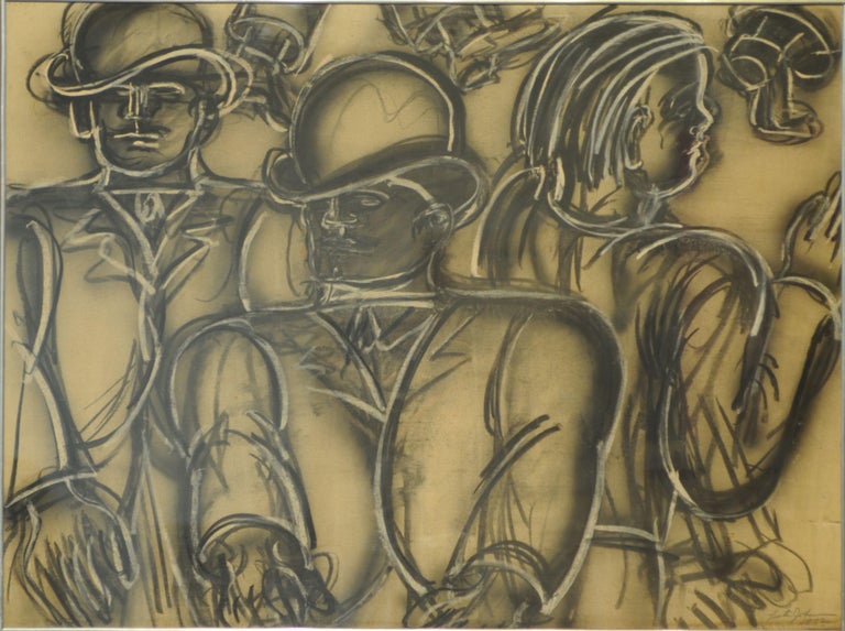 Lester Johnson - untitled For Sale at 1stDibs