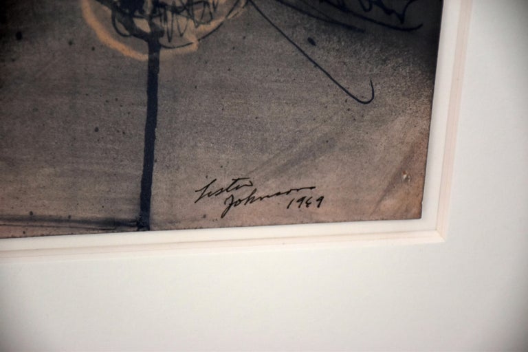 Lester Johnson - Self Portrait For Sale at 1stDibs