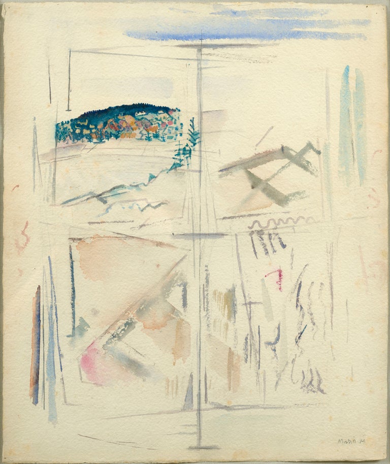 John Marin - "Looking out the Window, West Point, Maine," John Marin ...