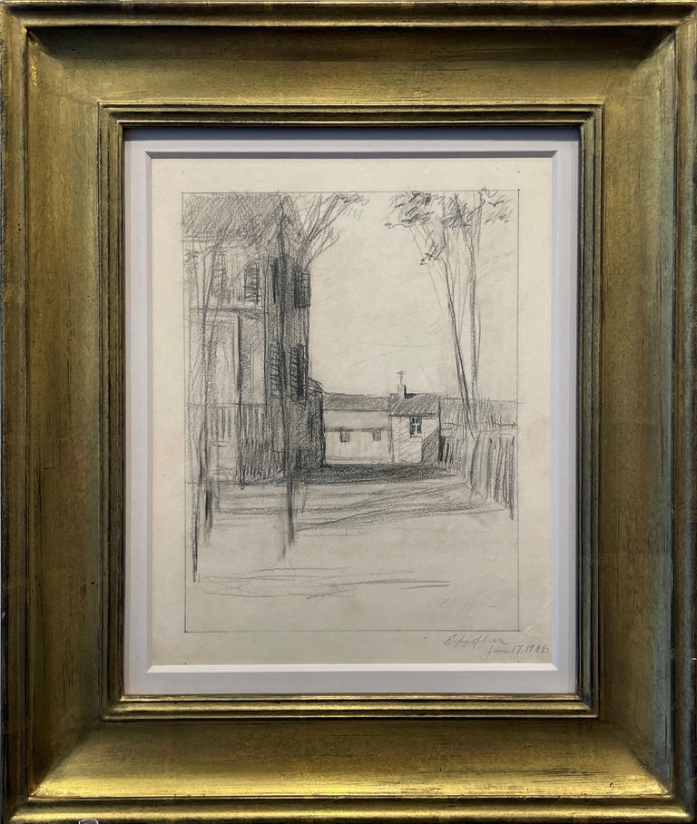 Edward Hopper - "The Family House at Nyack," Edward Hopper, Childhood ...