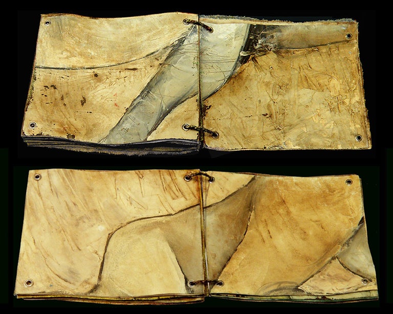 Robin Ross - Livre d'artiste unique « Remake » peint et relié à la main ...