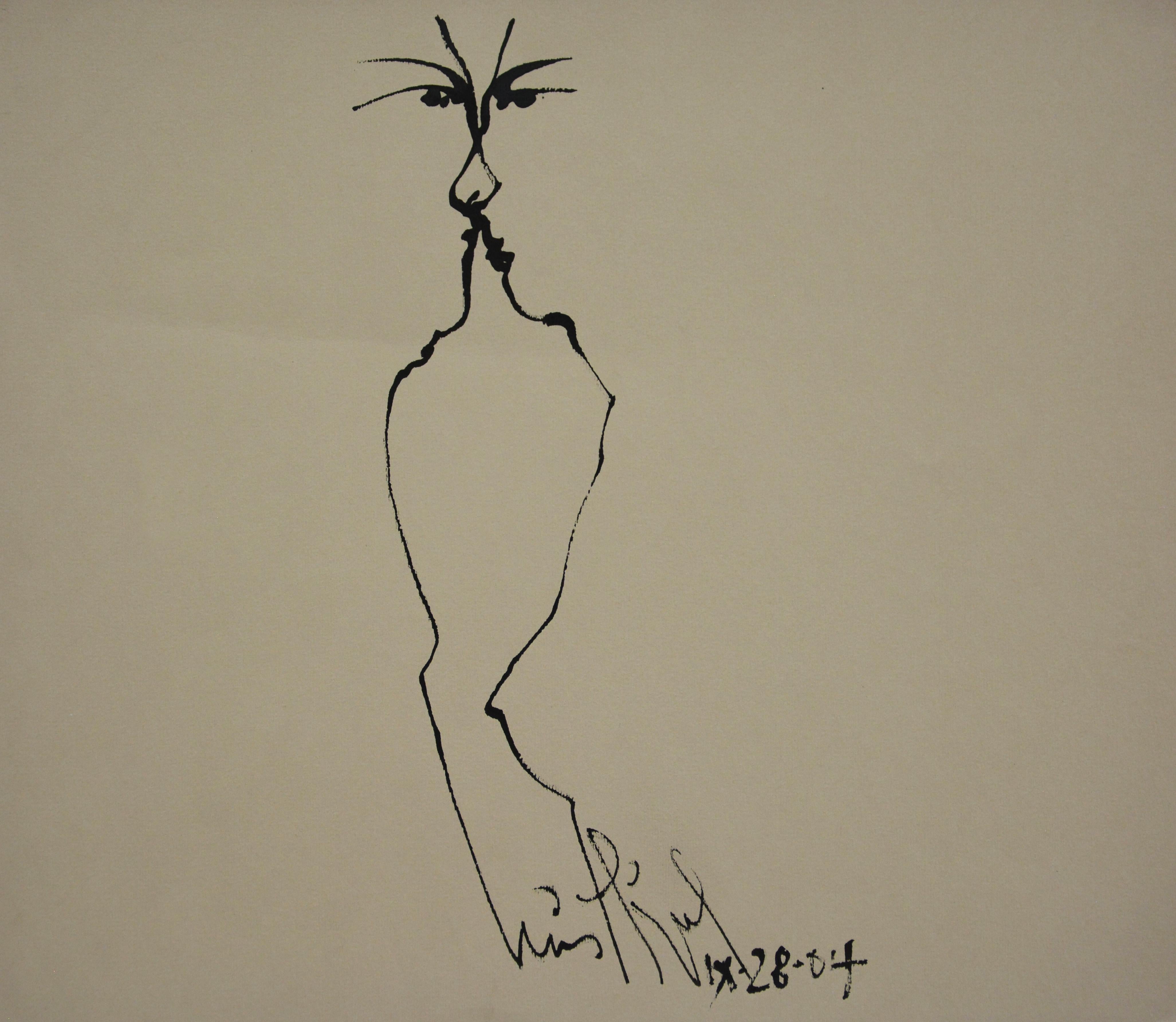 Luis Miguel Valdes - Luis Miguel Valdes, Cuban, ink, 2008 For Sale at ...