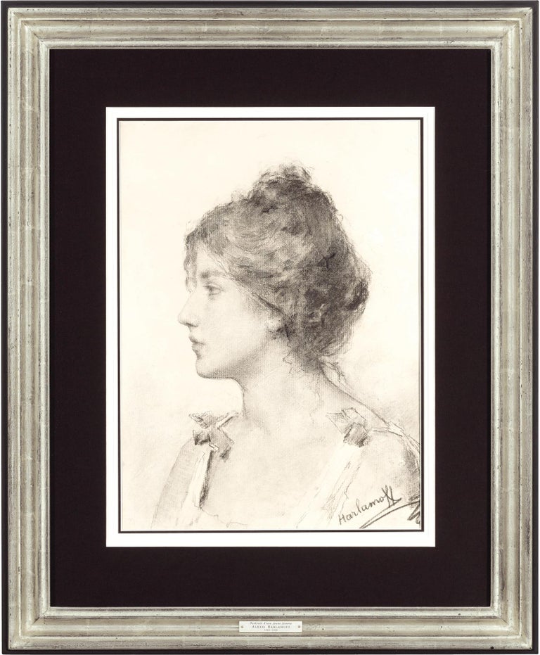 Alexei Alexeievich Harlamoff - Portrait dune Jeune Femme par Alexei ...