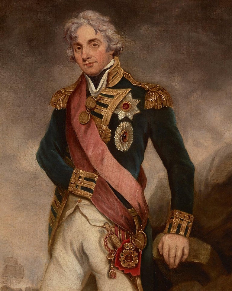 Circle of Sir John Hoppner - Portrait of Horatio, 1st Viscount Nelson ...