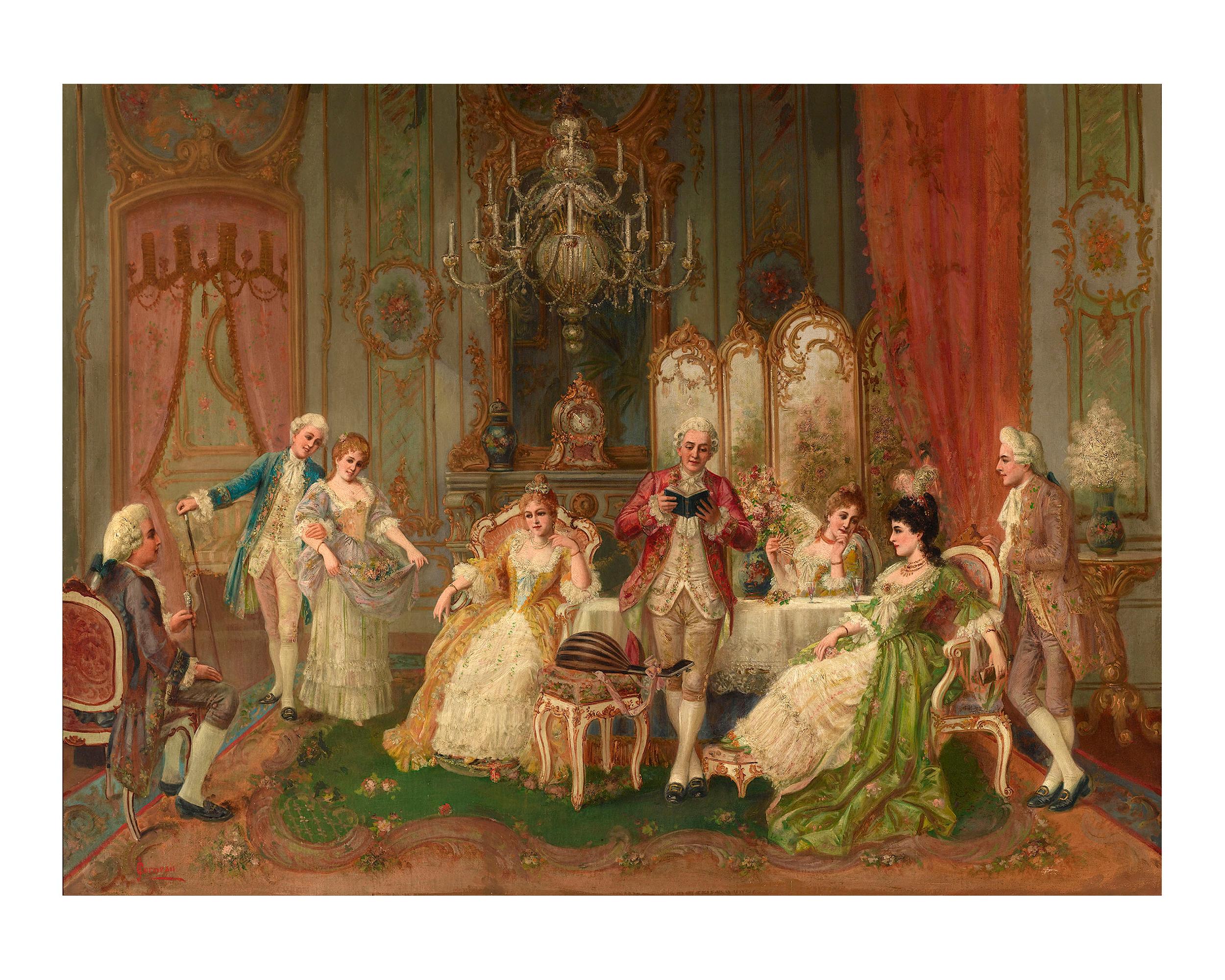 J. Corneau - High Society Genre Scene at 1stDibs | high society ...