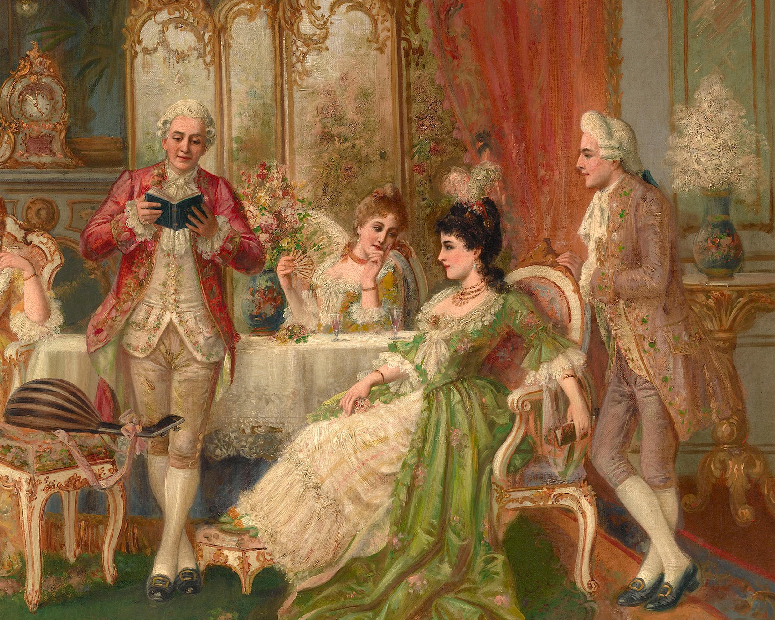 J. Corneau - High Society Genre Scene at 1stDibs | high society ...