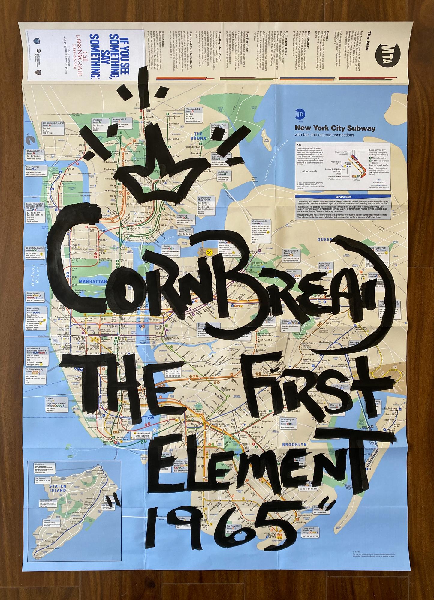 Cornbread - Cornbread the First Element 1965 Map at 1stDibs | graffiti ...