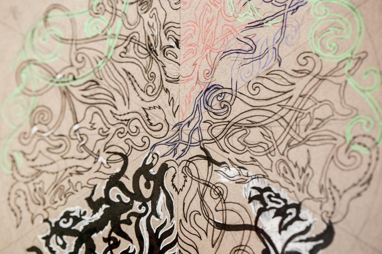 Hunter Stabler - The sprinkling of defiled persons (drawing) For Sale ...