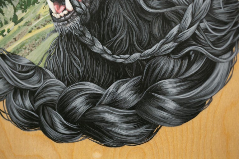 Emily White - "Afghan Hound I (Hindu Kush Mountains)", Figurative, Dog ...