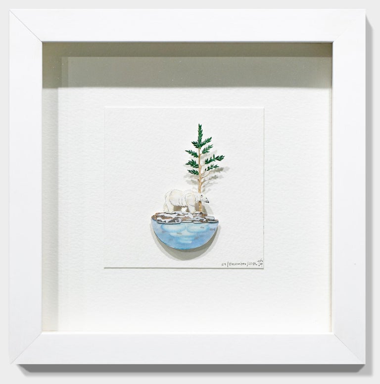 Nayan and Vaishali - "Polar Bear" Paper and Watercolor, Animal ...