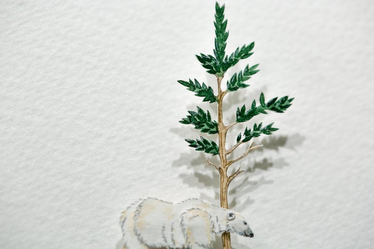 Nayan and Vaishali - "Polar Bear" Paper and Watercolor, Animal ...