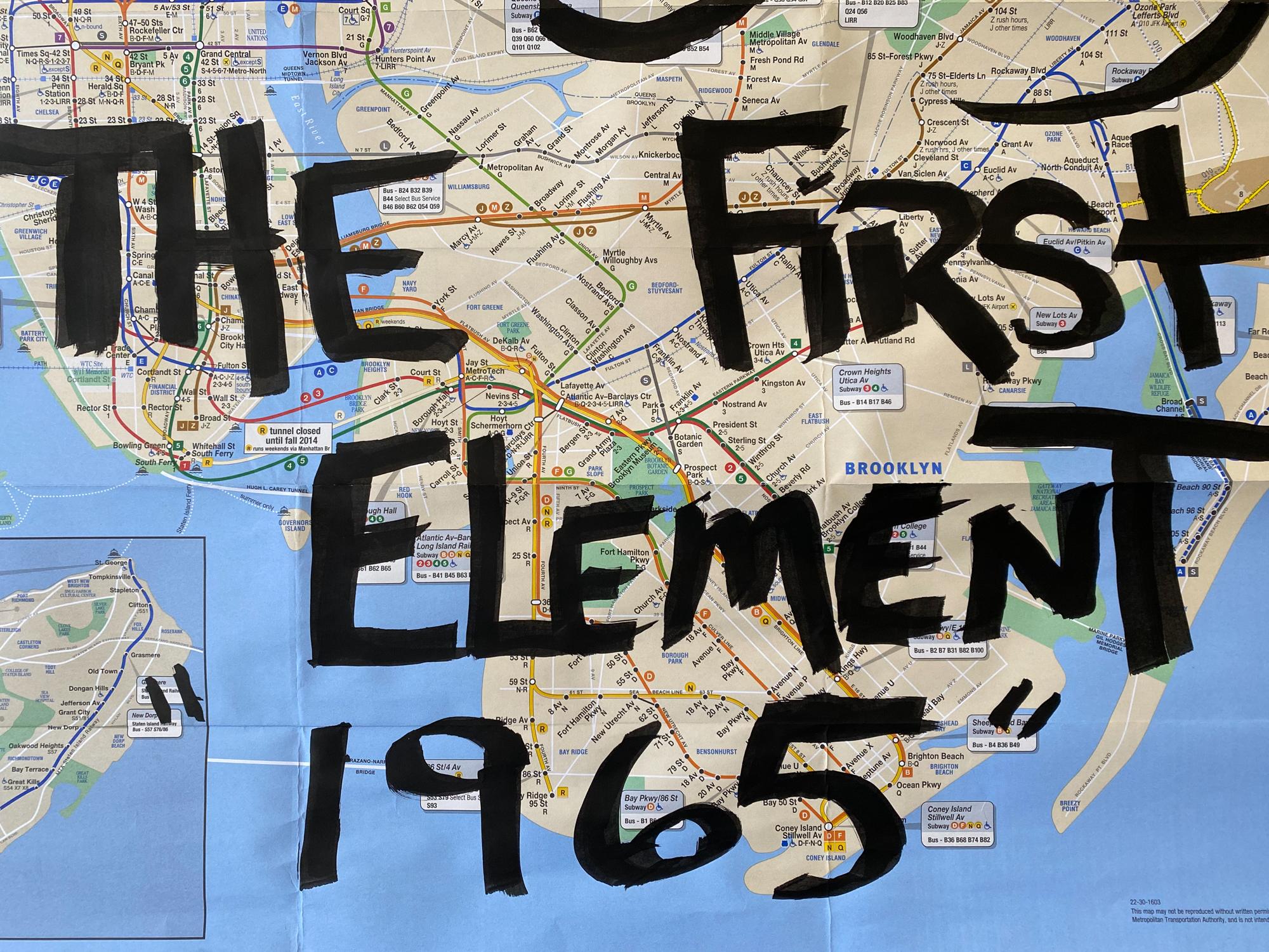 Cornbread - Cornbread the First Element 1965 Map at 1stDibs | graffiti ...