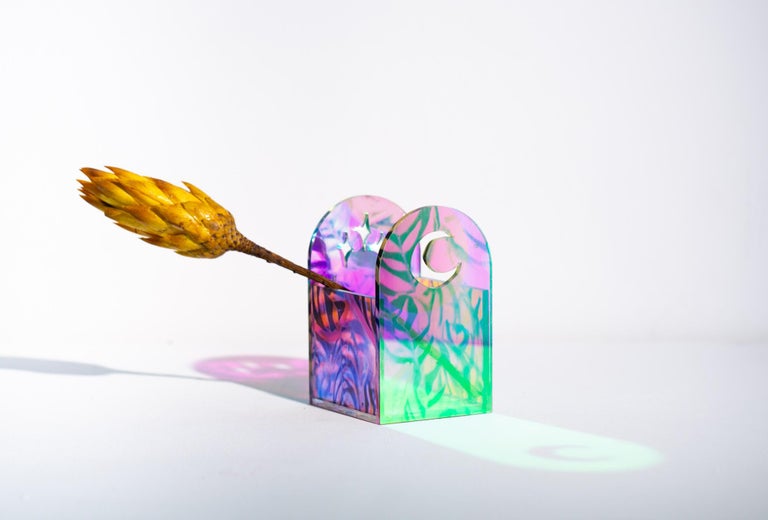 Roxana Azar - "Moon and Stars Vase", Abstract Free-Standing Sculpture ...