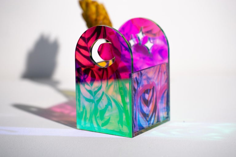 Roxana Azar - "Moon and Stars Vase", Abstract Free-Standing Sculpture ...