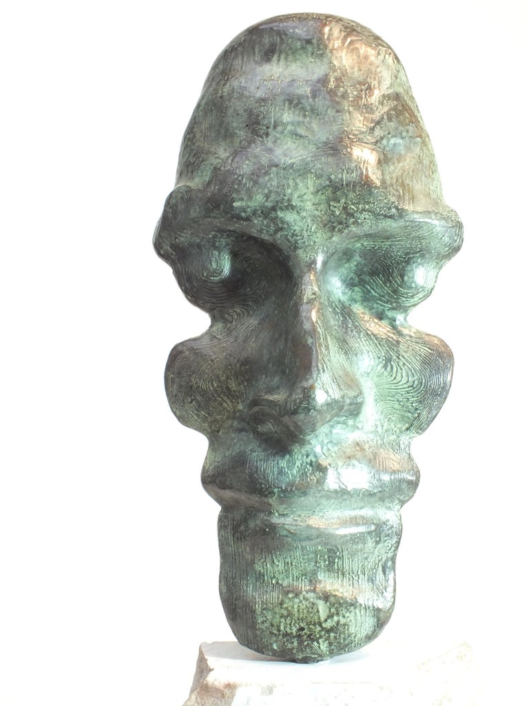 Tim Rawlins - Witness, Unique Contemporary Cast Bronze Sculpture ...