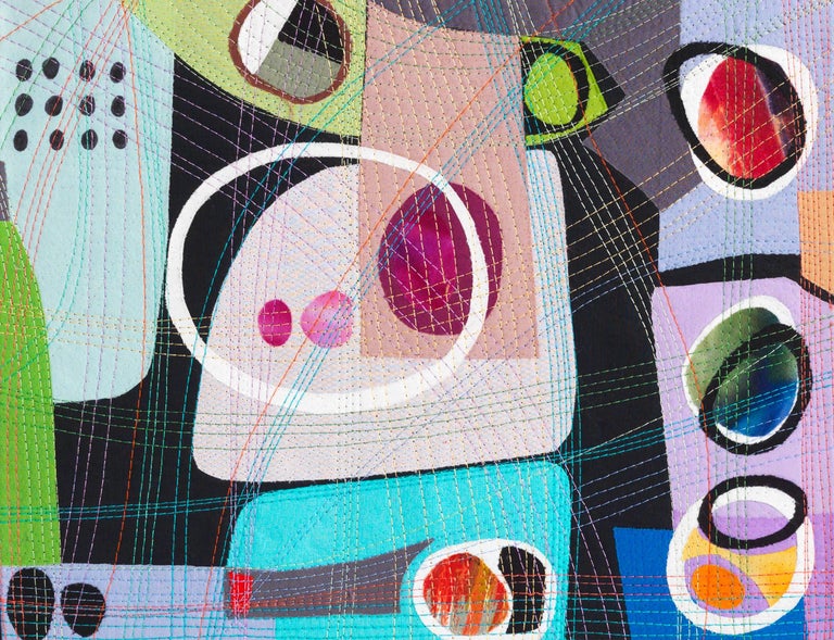 Bethan Ash - Urban Landscape, Contemporary Quilts For Sale at 1stDibs