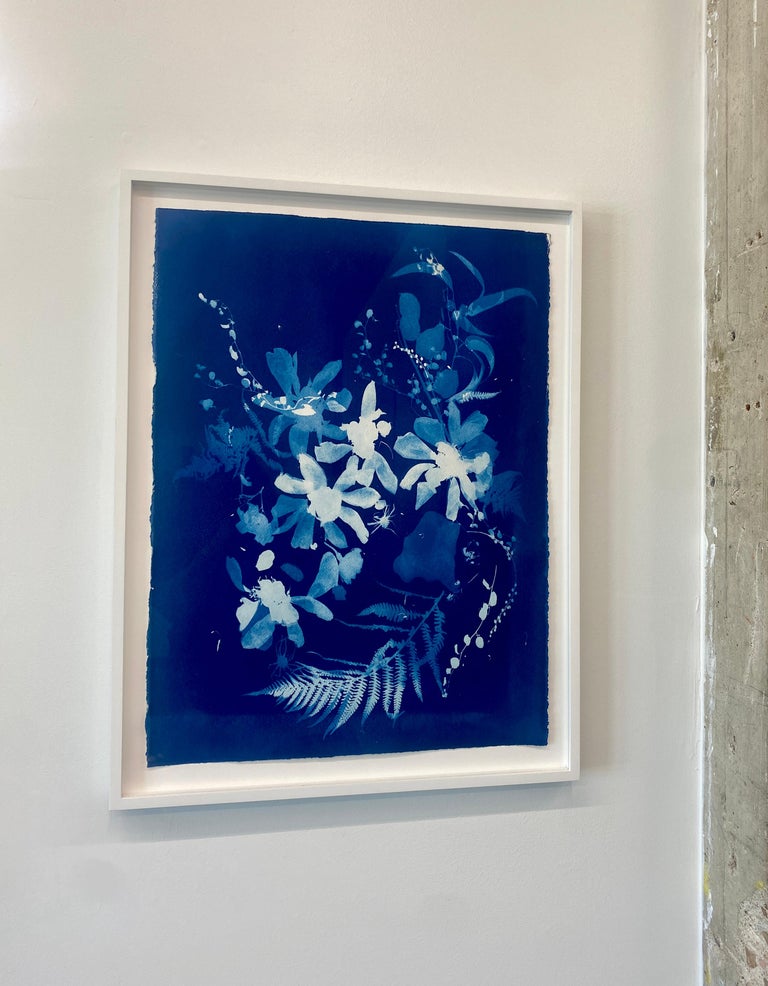 Rachel Wolfson Smith - Floriography, Contemporary Figurative Cyanotype ...
