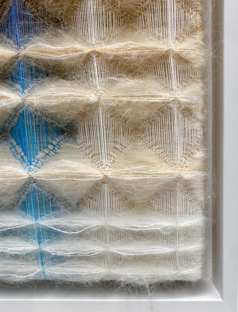 Anya Molyviatis - Dune, Contemporary 3D Textile, Framed, Geometric ...