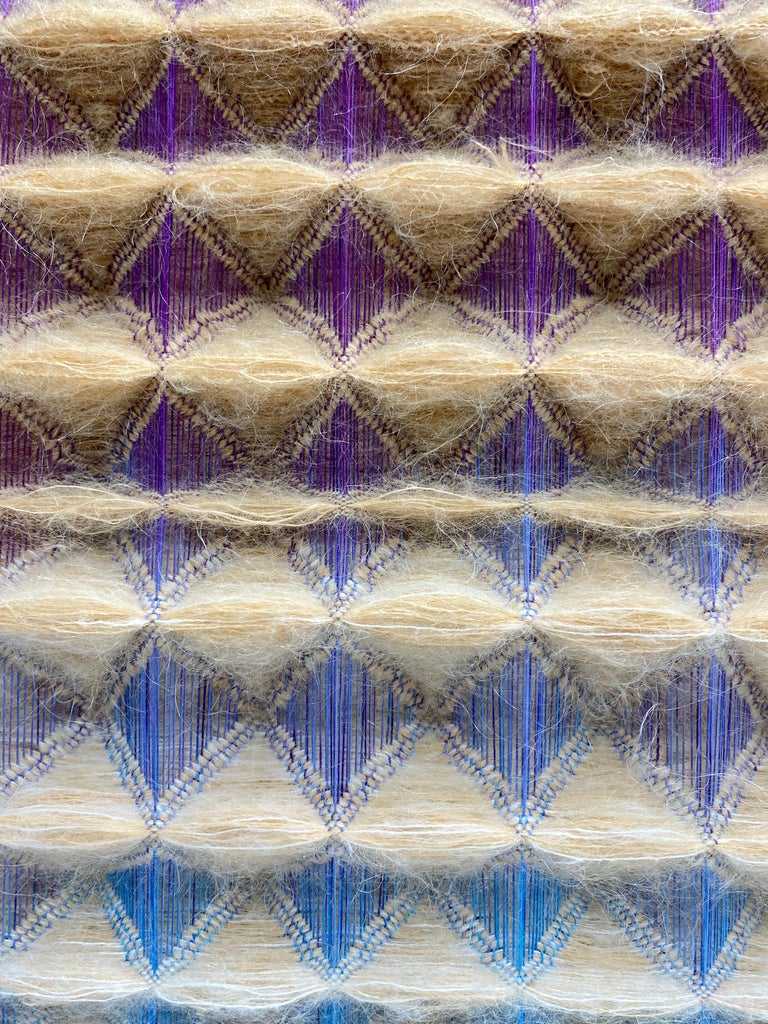 Anya Molyviatis - Dune, Contemporary 3D Textile, Framed, Geometric ...
