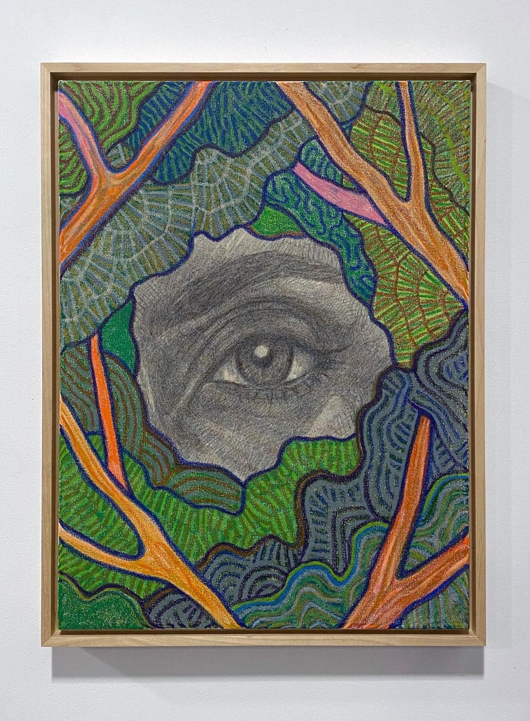 Tom Jean Webb - To See Is To Feel, Contemporary Surreal Drawing, Flora ...