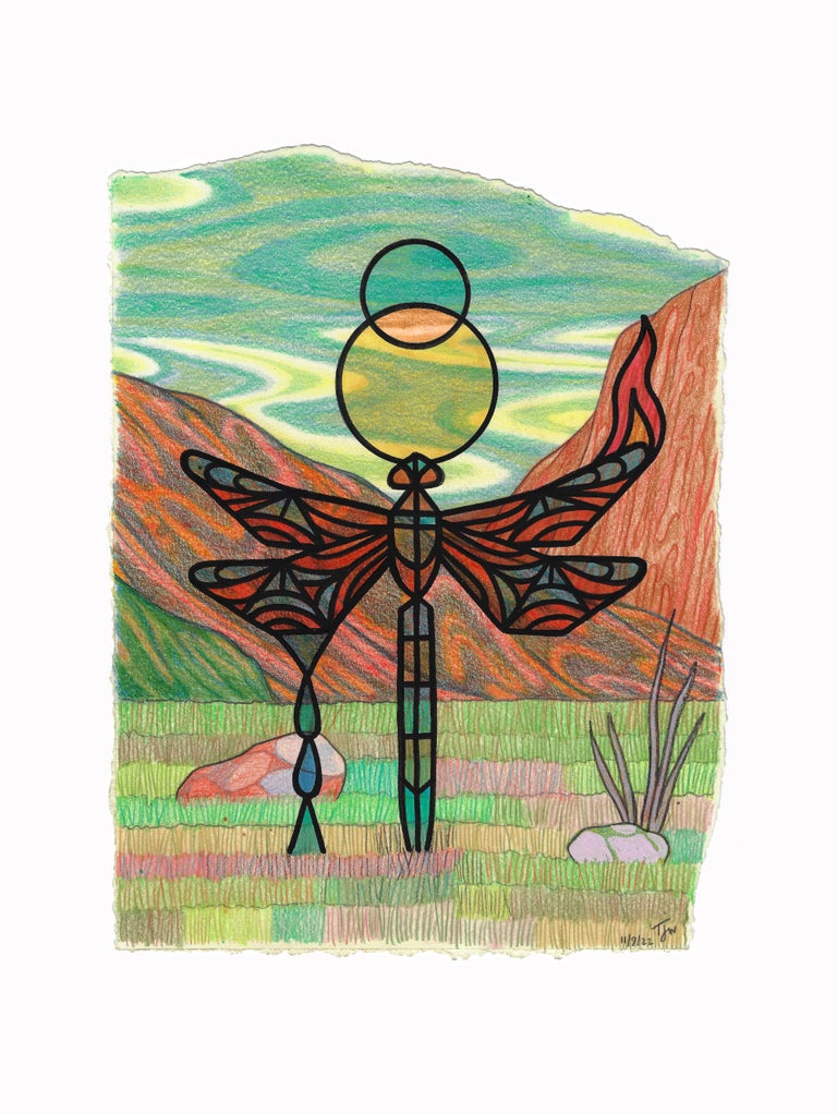 Tom Jean Webb - Through Fire and Water, Contemporary Abstract Landscape ...