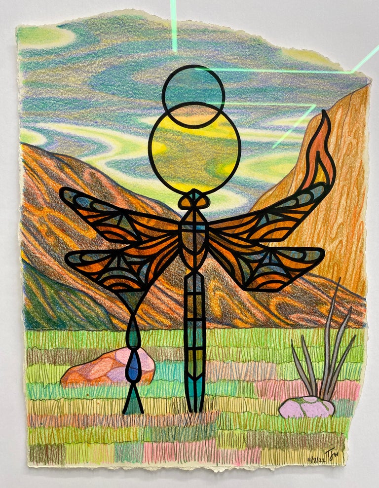 Tom Jean Webb - Through Fire and Water, Contemporary Abstract Landscape ...