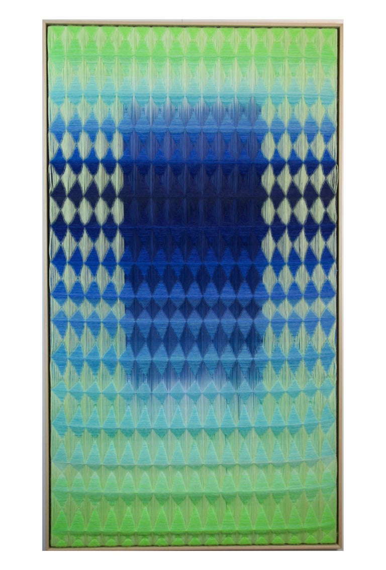 Anya Molyviatis - Dive, Contemporary Fiber Art, 3D Textile, Mohair ...