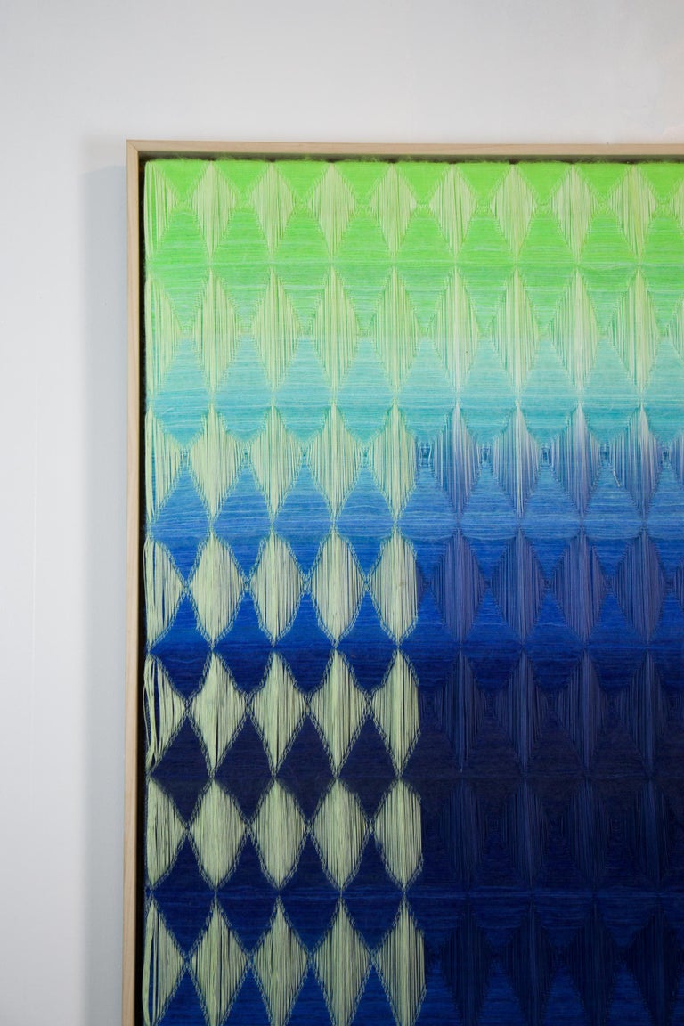 Anya Molyviatis - Dive, Contemporary Fiber Art, 3D Textile, Mohair ...