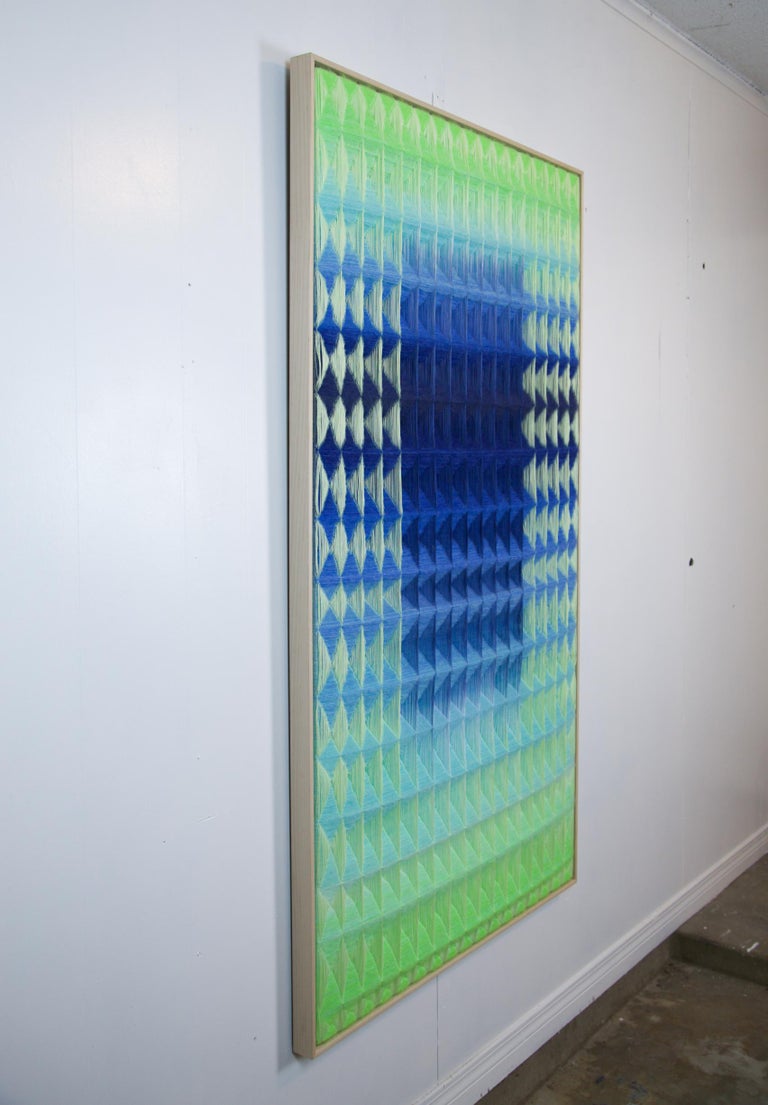 Anya Molyviatis - Dive, Contemporary Fiber Art, 3D Textile, Mohair ...