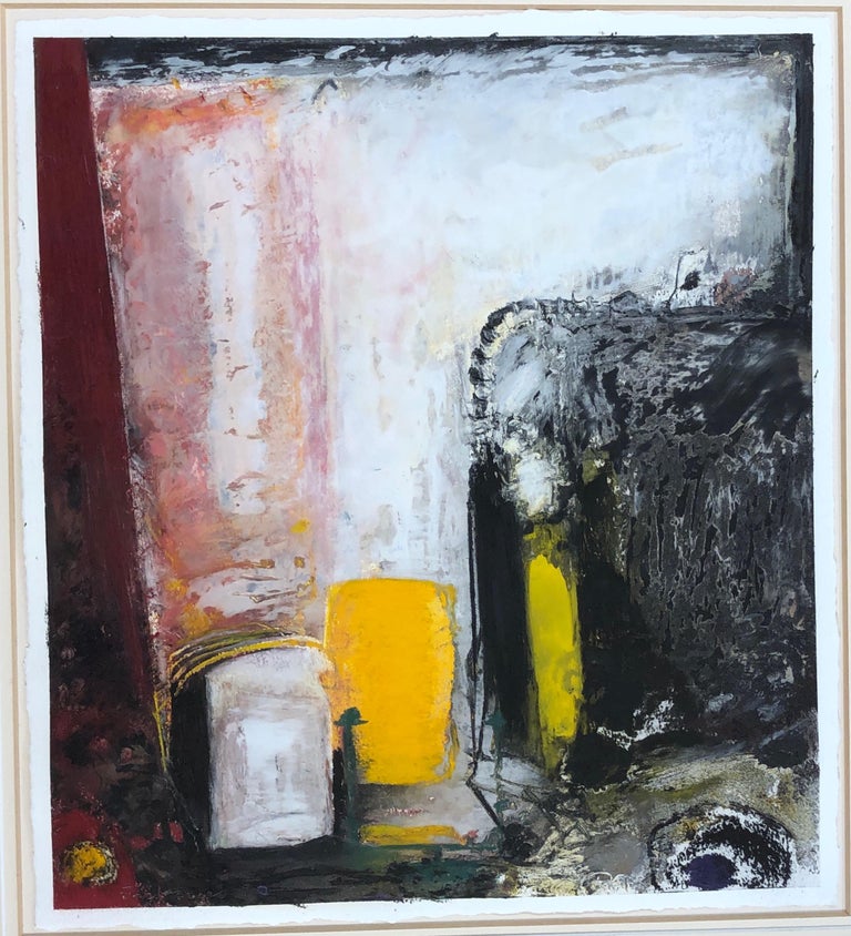 Kenneth Draper - Enclosures, contemporary abstract drawing on canvas ...