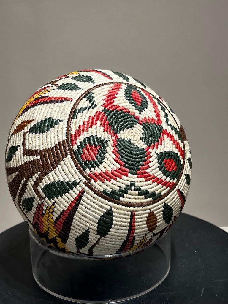 Unknown - Parrot basket, Wounaan Tribe Darien Rainforest Panama, red ...