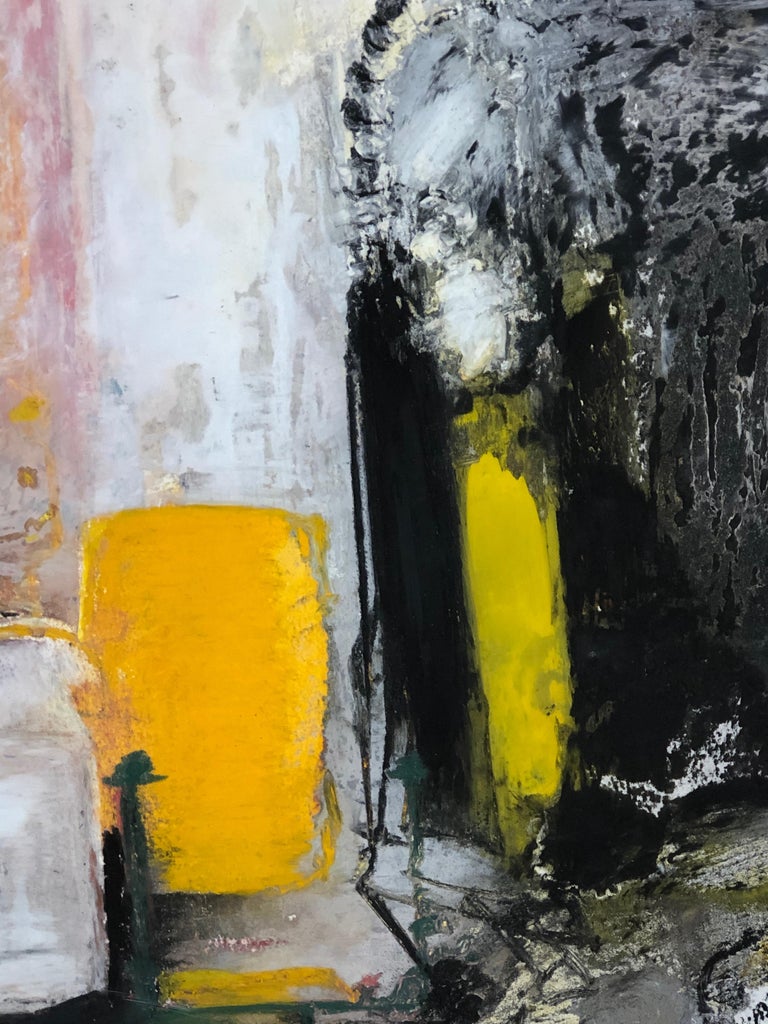 Kenneth Draper - Enclosures, contemporary abstract drawing on canvas ...