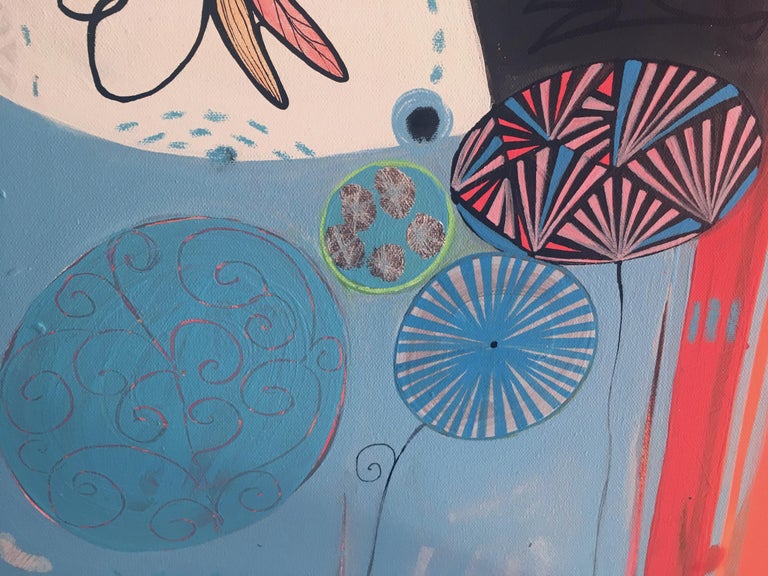 Malgosia Kiernozycka - Turquoise A Shy Morning For Sale at 1stDibs