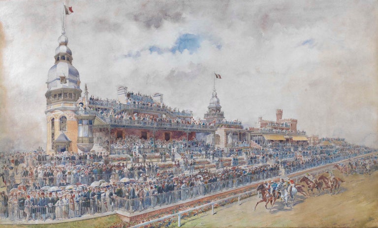 Carlo Brancaccio - The visit of the King of Persia Mozaffar al-Din Shah ...