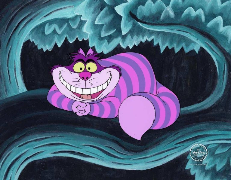 Walt Disney Studio Artists - Alice in Wonderland Sericel: Cheshire Cat ...