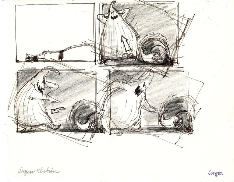 Jorgen Klubien - Nightmare Before Christmas Storyboard Drawing: Oogie ...