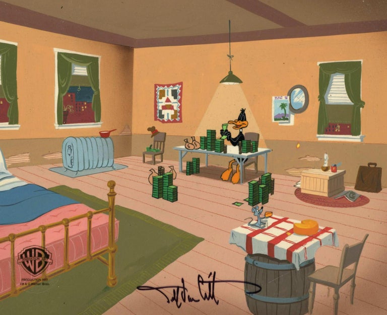 Darrel Van Citters - Quackbusters Daffy Cel on Original Background ...