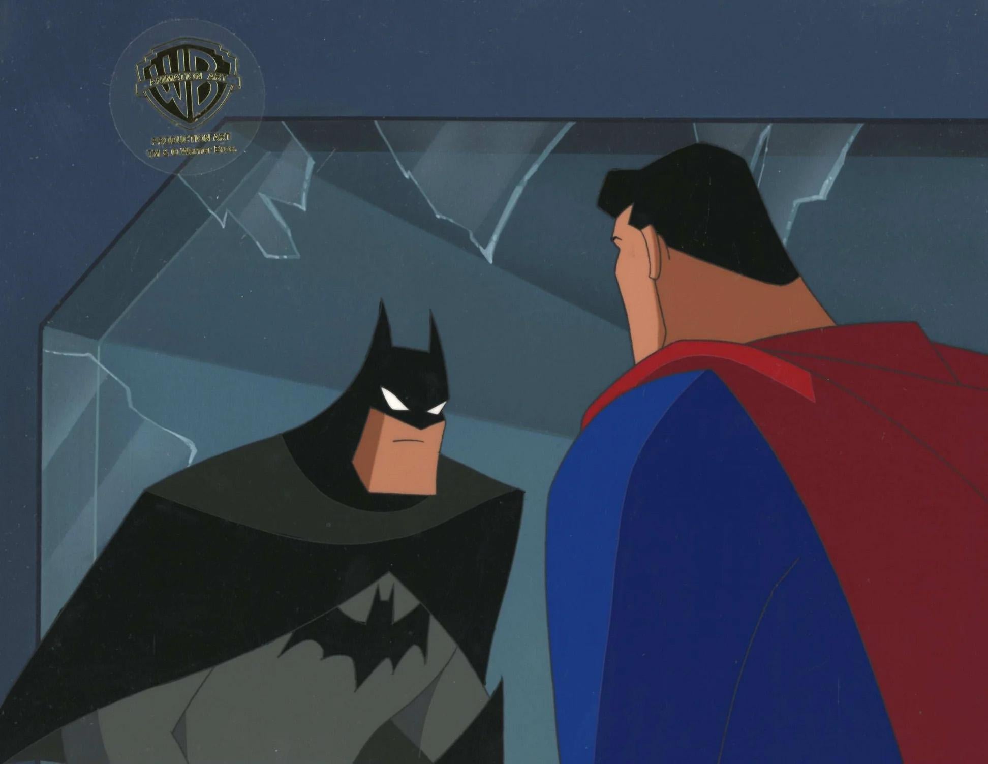 DC Comics Studio Artists - Série animée Superman the Animated Cel et Background : Batman and ...