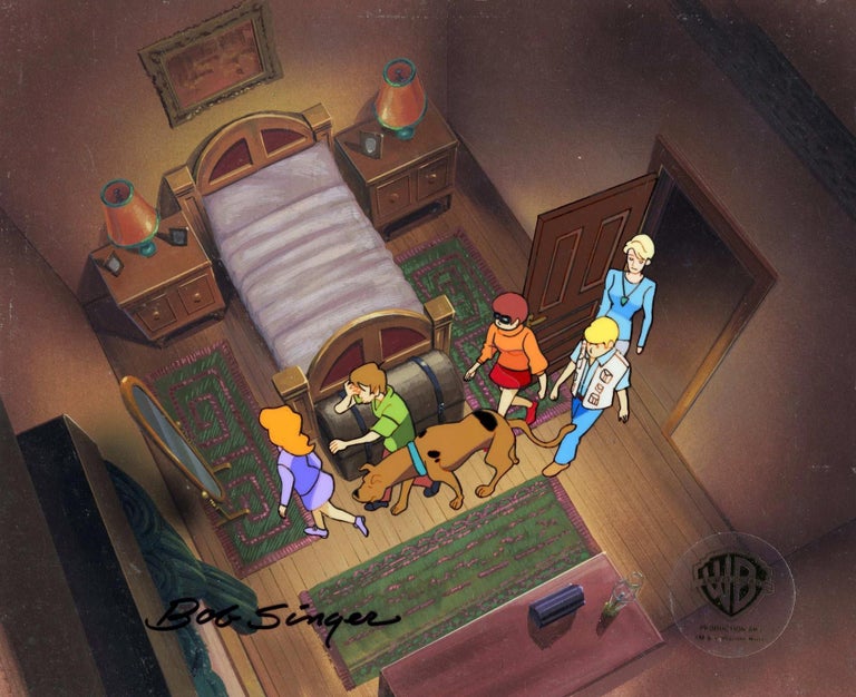 Warner Bros. Studio Artists - Scooby-Doo Original Cel / Background ...