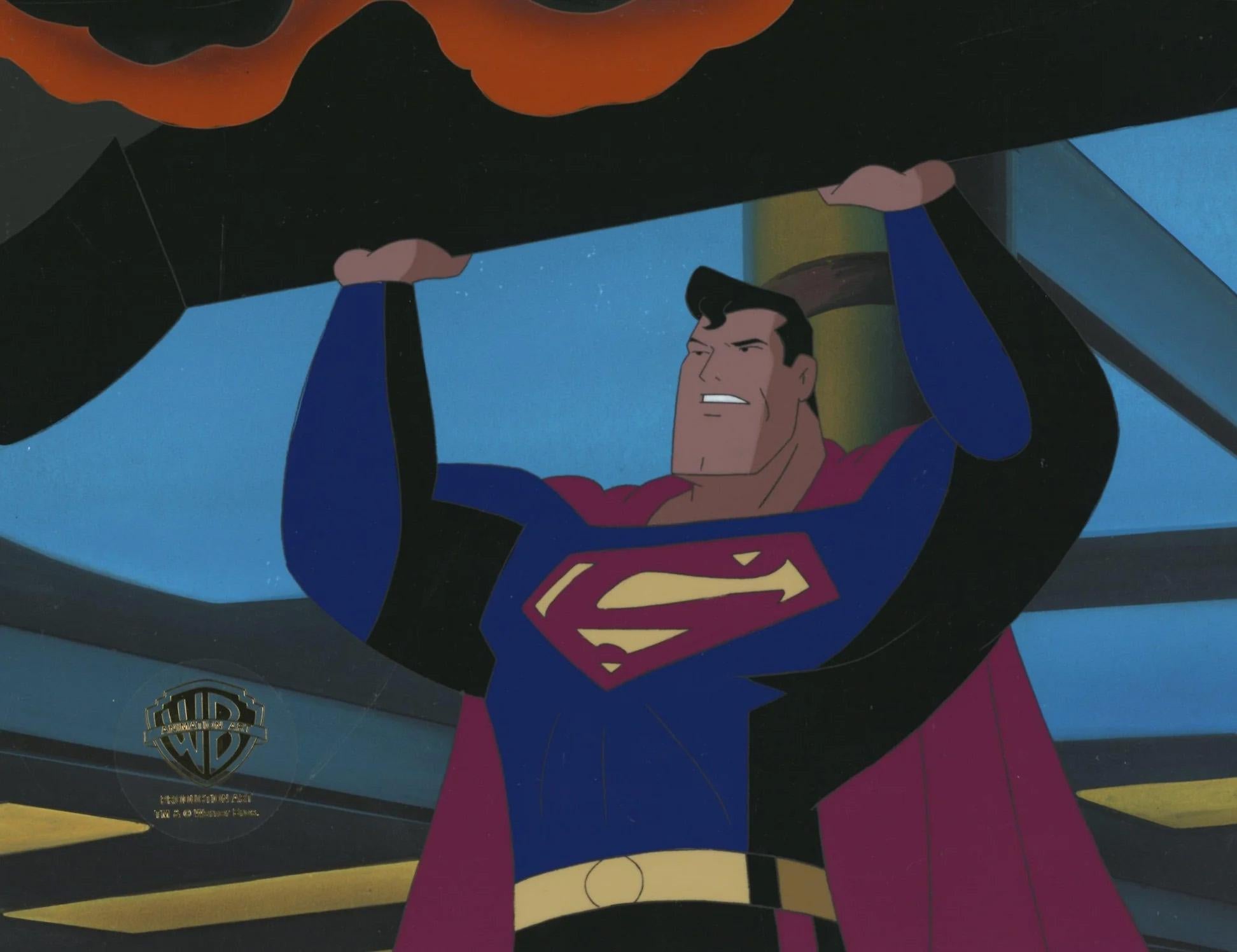 DC Comics Studio Artists - Superman the Animated Series Original Cel on ...