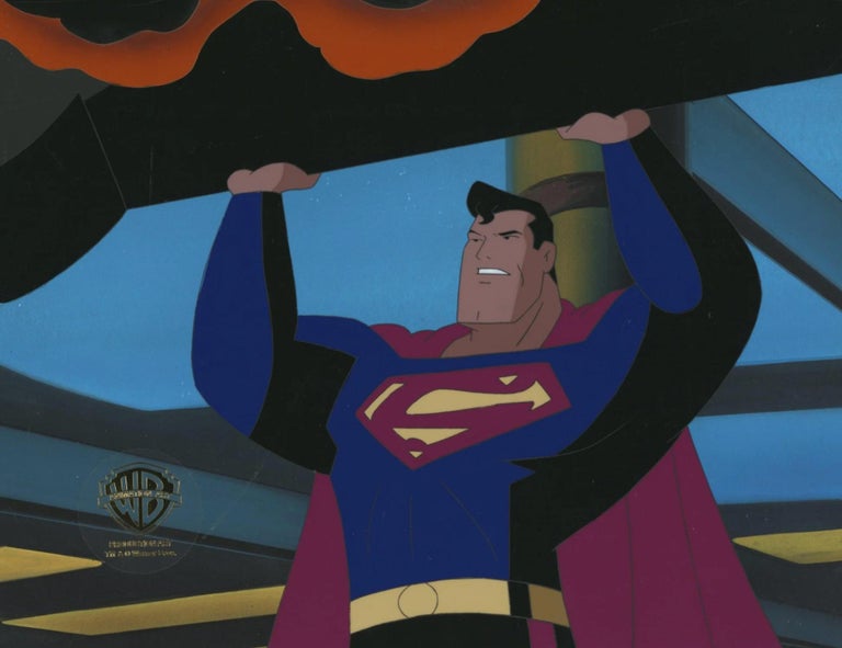 DC Comics Studio Artists - Superman the Animated Series Original Cel on ...