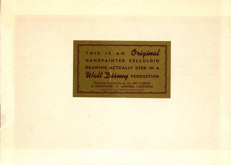 Walt Disney Studio Artists - Original Production Cel: Tinker Bell For ...