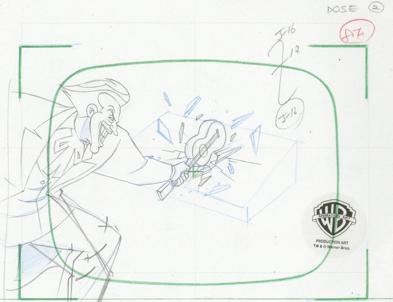 DC Comics Studio Artists - TNBA Original Production Cel On Original ...