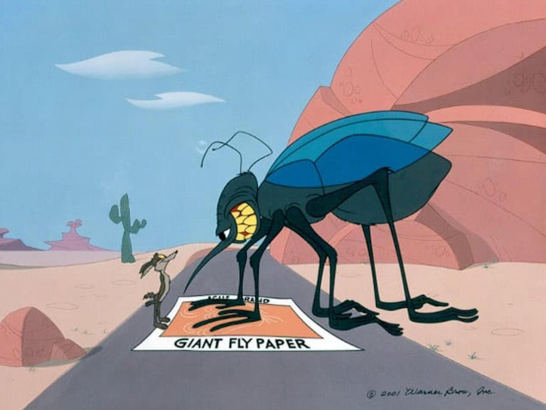 Chuck Jones - Waiter, There's a Fly In My Soup or Sonic signed by Chuck ...