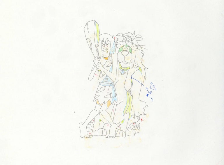 Bob Singer - Shaggy and Scooby Production Cel on Original Production ...