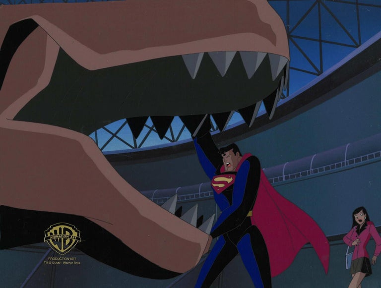 DC Comics Studio Artists - Superman Animated Series Original Cel and ...