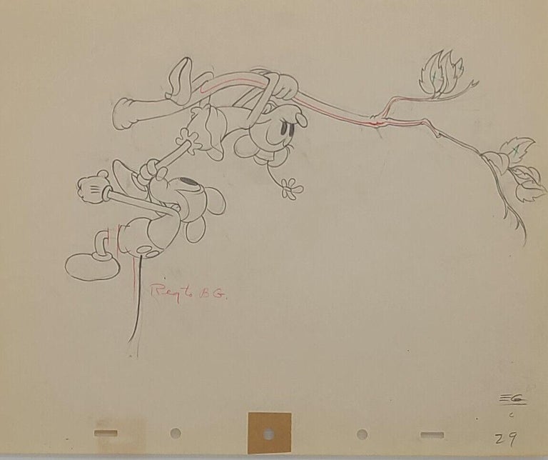 Walt Disney Studio Artists - Mickey Mickey and Minnie Mouse Original ...