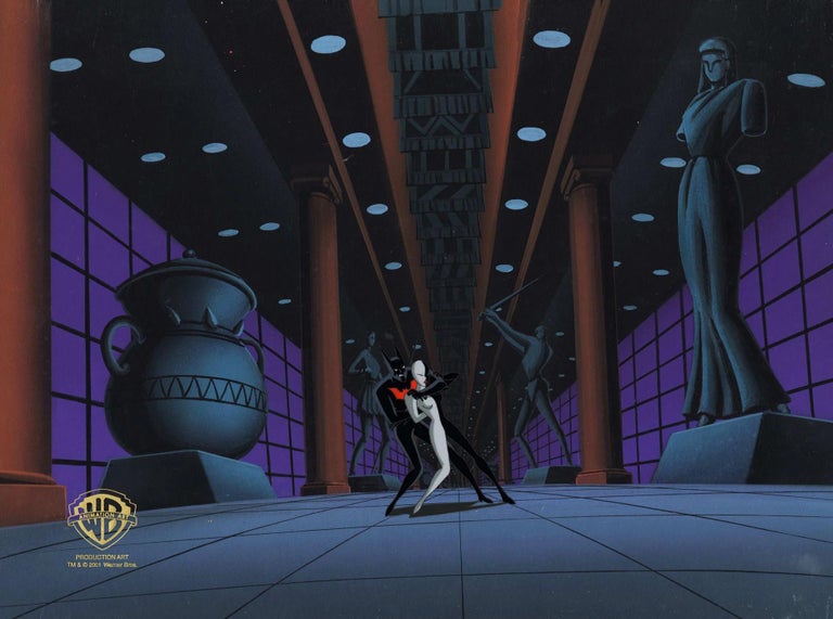 DC Comics Studio Artists - Batman Beyond Original Cel and Background ...