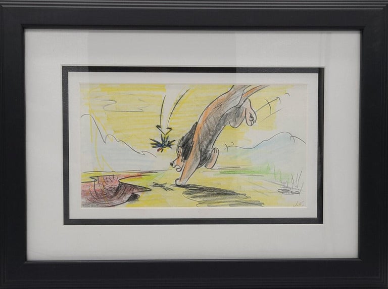 Jorgen Klubien - Lion King Original Storyboard: Scar and Zazu signed by ...