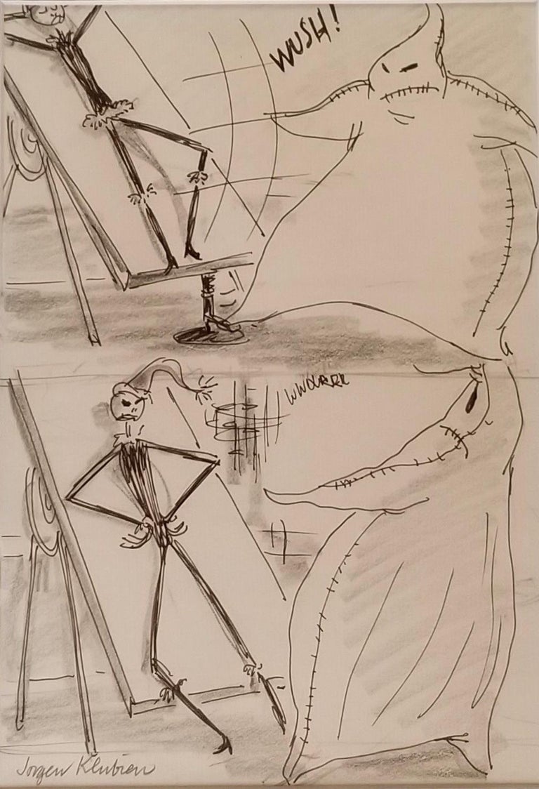 Jorgen Klubien - Nightmare Before Christmas Storyboard Drawing 2 Pannel ...